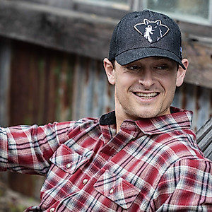 Premium Adjustable Baseball Caps for Men and Women - Black Denim Cotton