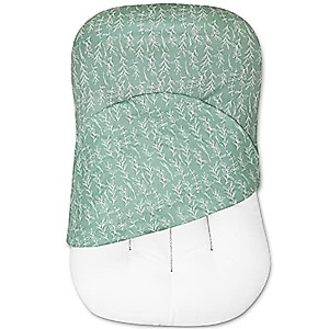 Newborn Lounger Cover for Boys Girls, Soft Snug Fitted Baby Lounger Slipcover, Removable Cover for Infant Lounger Pillow, Green Sage