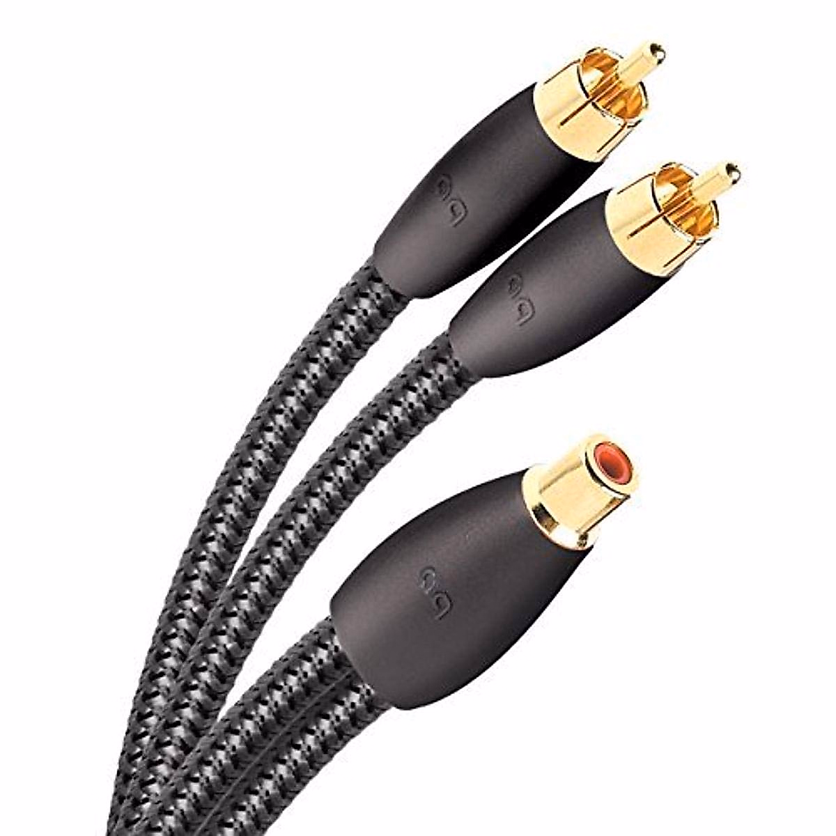 AudioQuest Y splitter - one RCA female to two RCA male 6in (15.24cm) cable