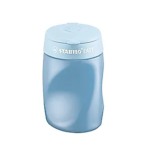 Ergonomic Container Sharpener - STABILO EASYsharpener - 3 in 1 - Right-Handed - Blue