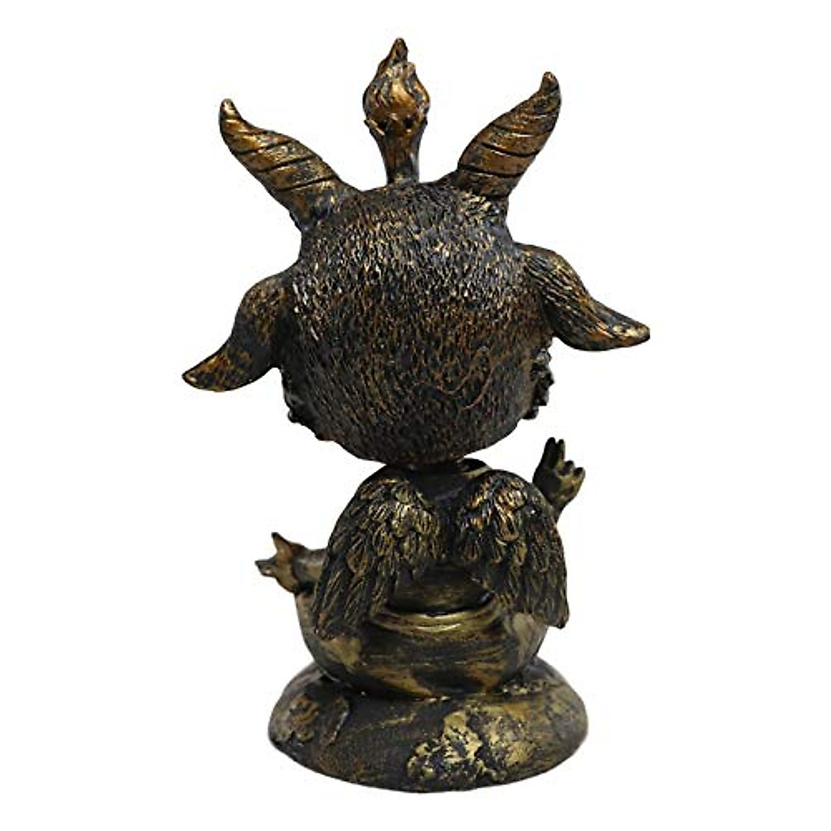 Ebros Whimsical Sabbatic Goat of Mendes Samael Lilith Baphomet Bobblehead Figurine LaVeyan Satanic Devil Baphomet Worship Lucifer The Caduceus Symbol Bobble Heads