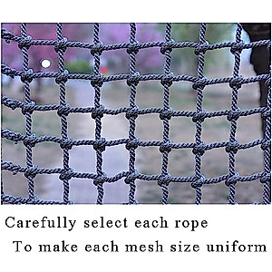 EkiDaz HXRW Rope Net Climbing Net for Kids Climbing Cargo Net Indoor and Outdoor Protective Safety Net Playground Sets for Backyards (Size : 2 * 4m(6.6 * 12.12ft))