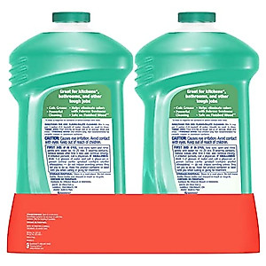 Mr. Clean Meadows and Rain Febreze Freshness Multi-Surface Cleaner 40 Fl Oz (Pack of 2) 80 Fl Oz