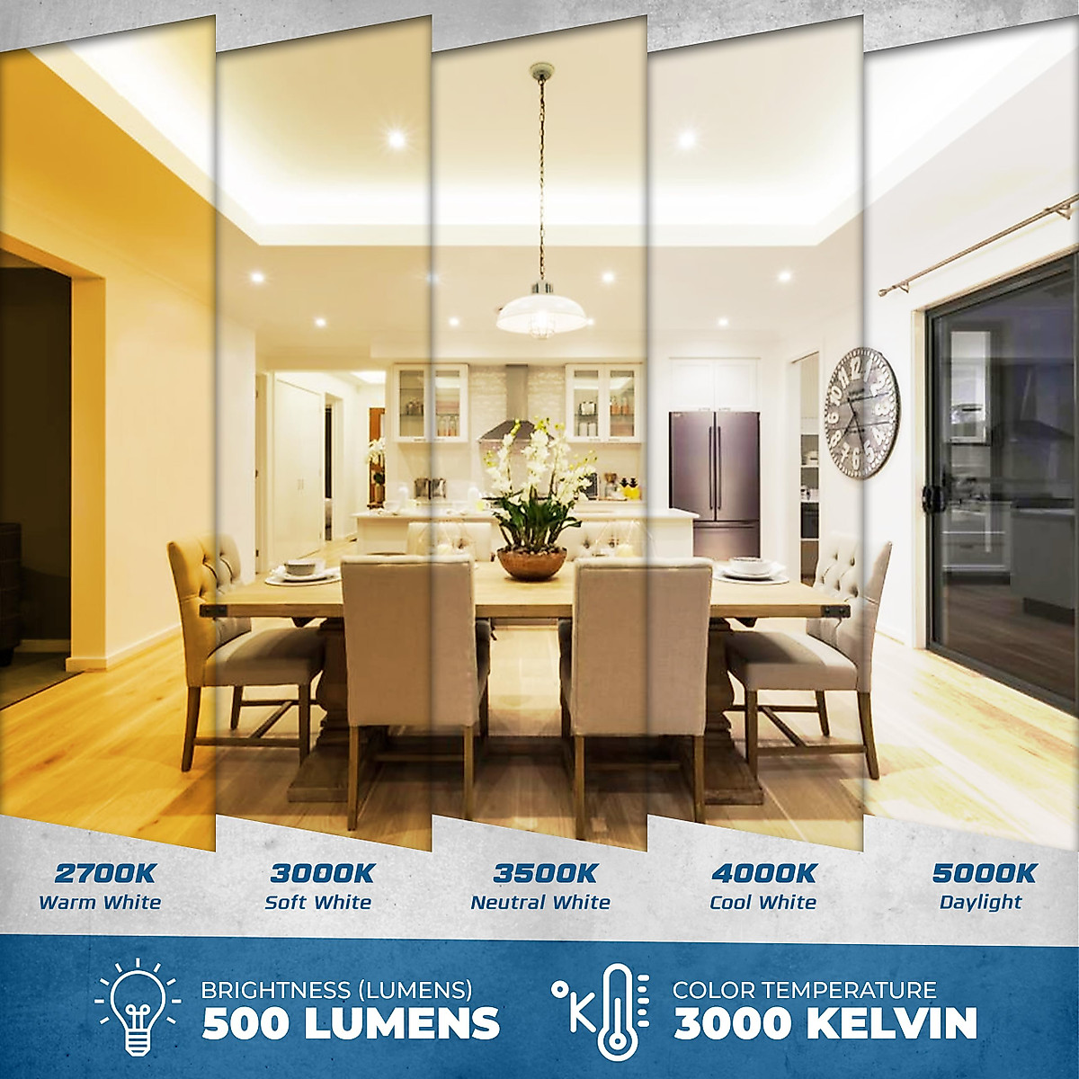 OHBULBS G25 Clear LED Light Bulb with E26 Medium Base Bulb | 5.5 Watt Dimmable Cut Glass Filament 3000K White Light – Ideal for Chandeliers, Vanity Fixtures, Bath Bars, Pendant Lights