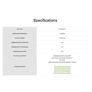 Waveshare ST25R3911B NFC Evaluation Kit NFC Reader Ideal for Refreshing Passive NFC-Powered E-Papers