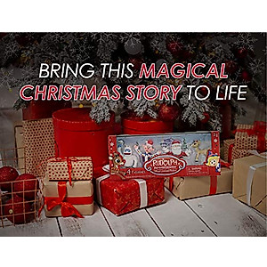 Beverly Hills Teddy Bear Company Rudolph #2 - Santa Clarice Set