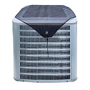 Air Conditioner Covers for Outside Units, Durable Leaf Guard Mesh Ac Cover for Outside Unit All Season Universal Condenser Heat Pump Cover for Outdoor Central AC Defender Set (36" x 36")