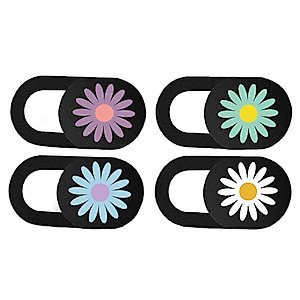Mobestech 4pcs Camera Privacy Cover Laptop Camera Adhesive Camera Cover Laptop Privacy Cover Web Camera Cover Security Cover Webcam Slider Stickers Phone Camera Covers Ultra Thin Safety Mask