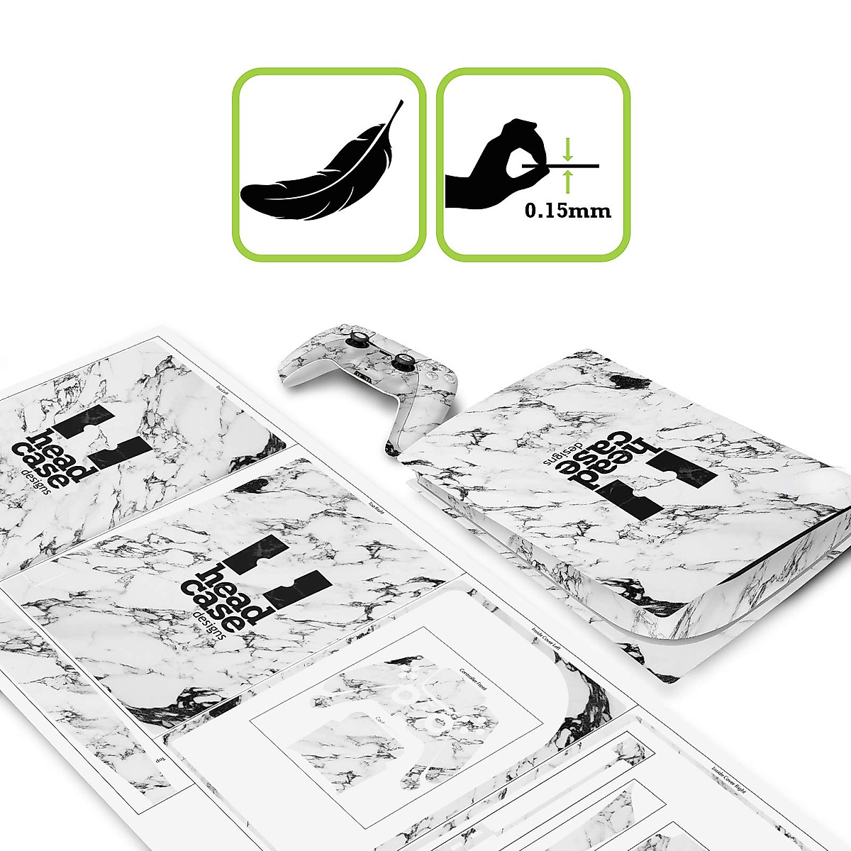 Head Case Designs Officially Licensed Mai Autumn Turquoise Wine Art Mix Vinyl Faceplate Sticker Gaming Skin Decal Cover Compatible With Sony PlayStation 5 PS5 DualSense Controller