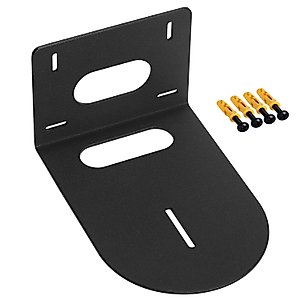 Wdwlbsm Camera Wall Mount Bracket, Universal Security Camera Mounting Holder, HCM-1, AVIPAS, HuddleCam, Small Select Surveillance Cameras or Speaker Hanger (Black)