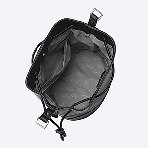 Pixie Mood Inc Amber 11 x 9 Vegan Leather Bucket Bag, Black