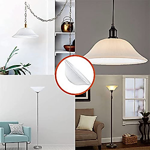 Aspen Creative Alabaster 23091-01 Transitional Style Replacement Torchiere Glass Shade, 5-1/8" high x 15-5/8" Diameter