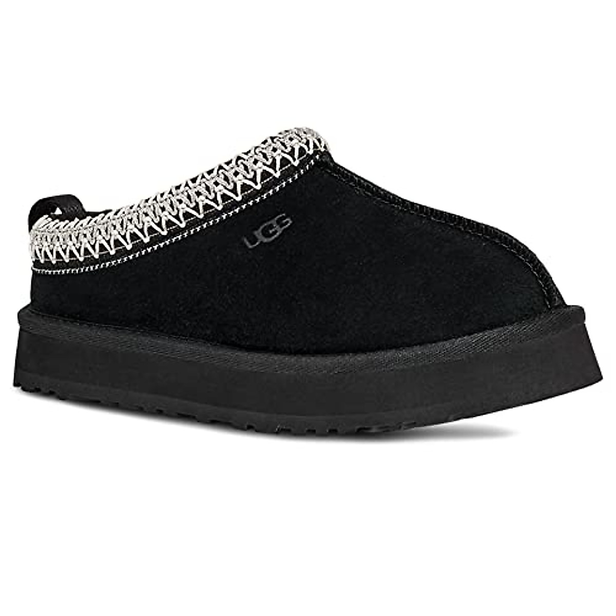 UGG Unisex-Child Tazz Slipper, Black, 2