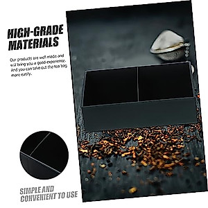 RUNROTOO Toiletry Containers Desktop Storage Box Makeup Organizer Box Tea Bag Organizer Coffee Bar Accessories Organizer Coffee Cup Holder Countertop Makeup Organizer Sugar Packet Organizer