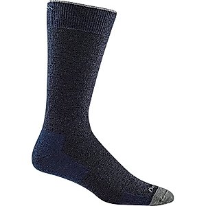 Darn Tough Vermont Solid Crew Lightweight Navy MD (US 8-9.5)
