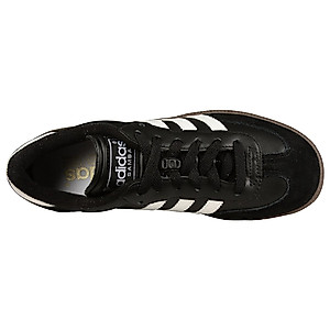 adidas boys Samba Classic Boots Soccer Shoe, Black/White/Black, 8 Toddler US