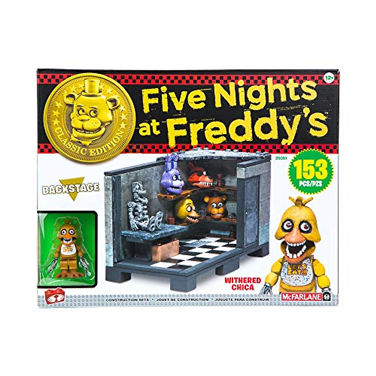 McFarlane Toys Five Nights at Freddy's Backstage 'Classic Series' Medium Construction Set