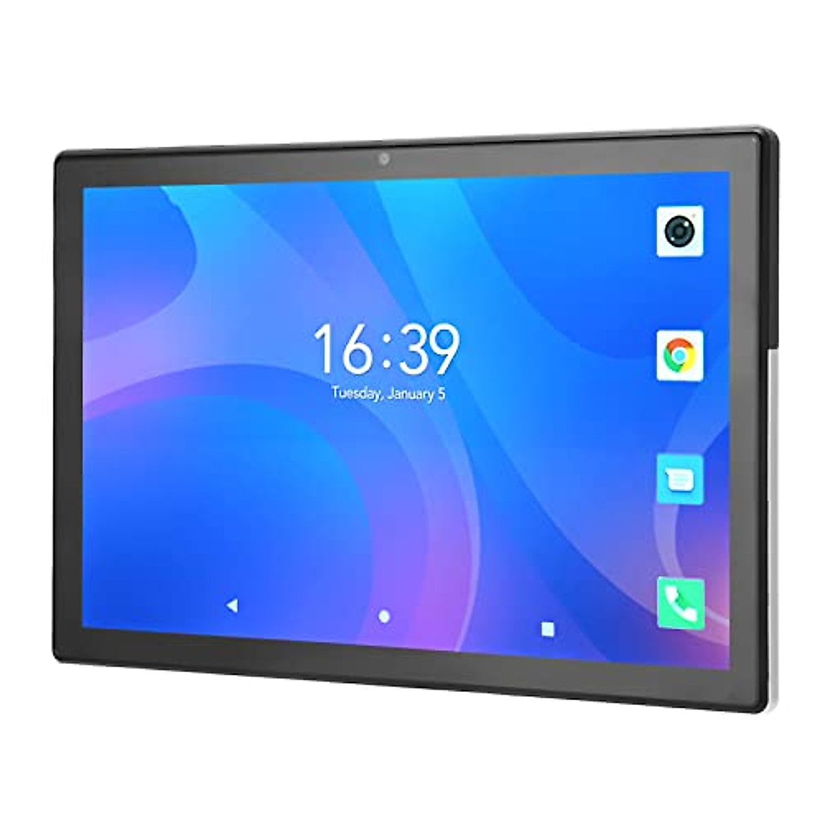 HEEPDD Tablet PC, 5G WiFi 10.1 Inch Tablet 12GB 256GB Octa Core CPU 8MP Front 16MP Rear US Plug 100-240V 1920x1200 Resolution for Android 12.0 for Reading for Elderly (Silver)