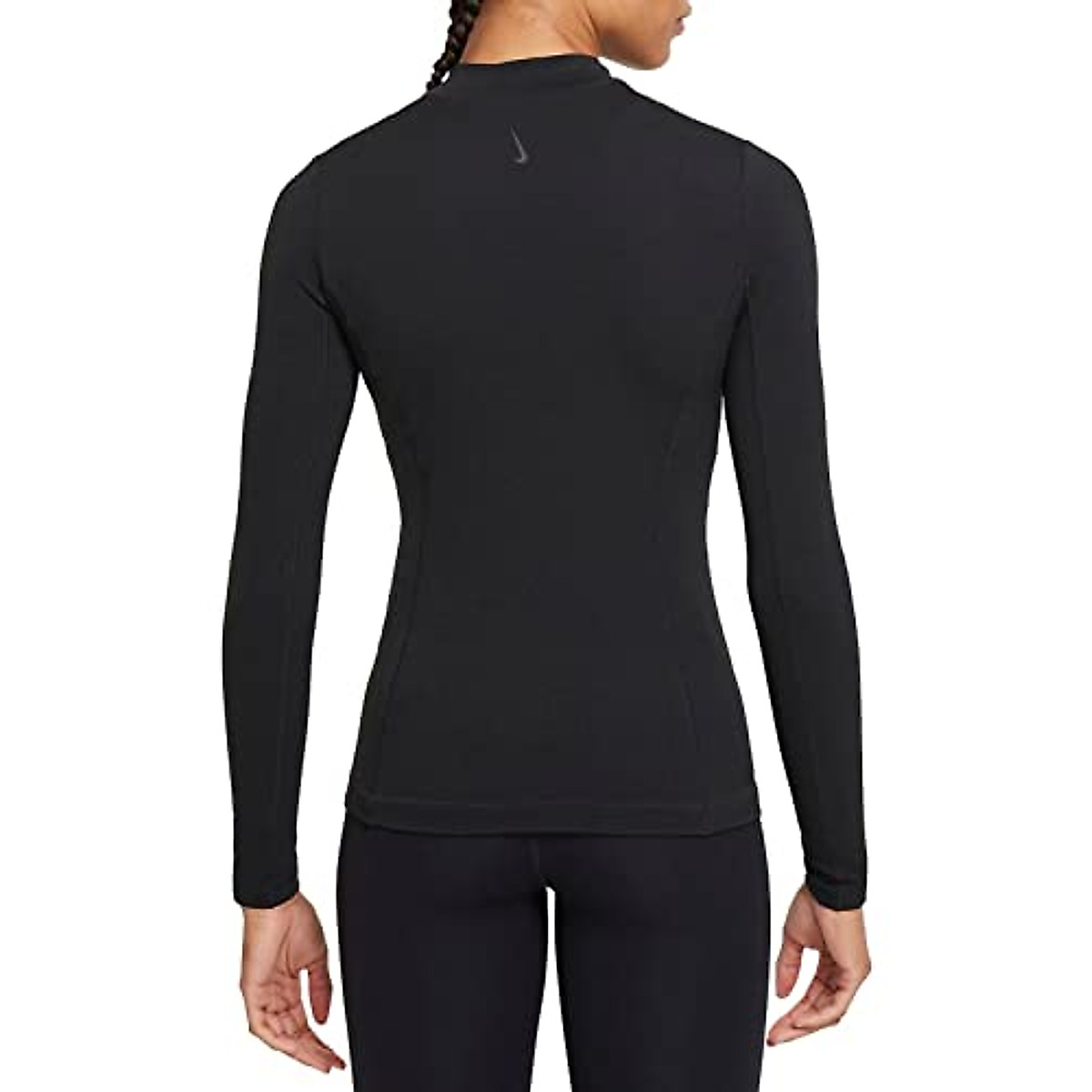 Nike Yoga Luxe Dri-FIT Women's Full-Zip Jacket (X-Small, Black/Dark Smoke Grey)