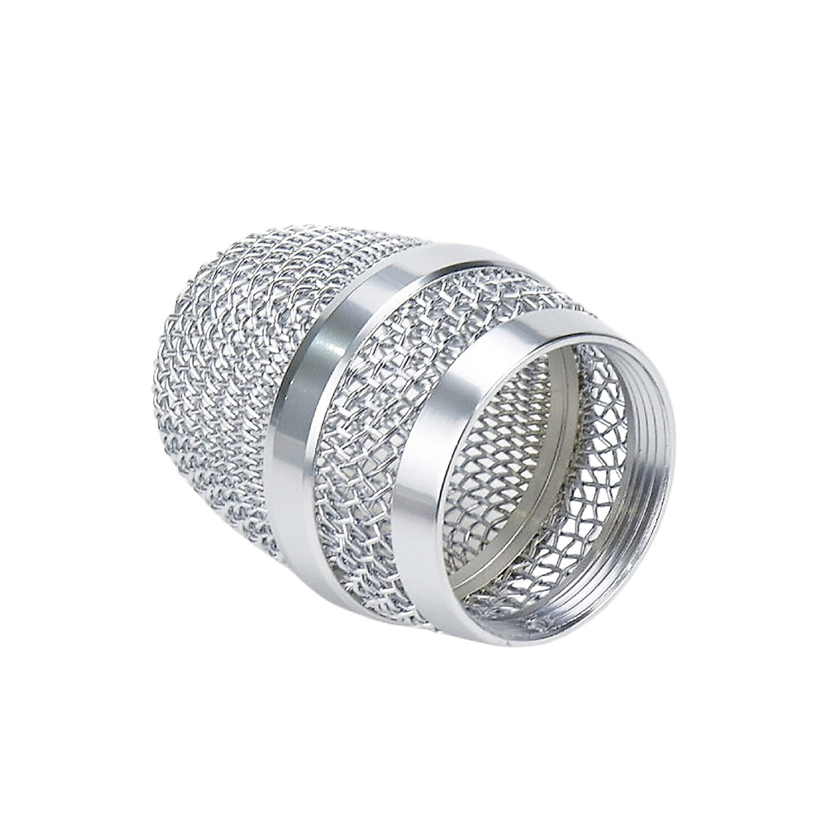 Meprotal 4 Pack Replacement Ball Head Mesh Microphone Grill for Baier BBS Wireless Microphone and Wired Mics (Sliver)