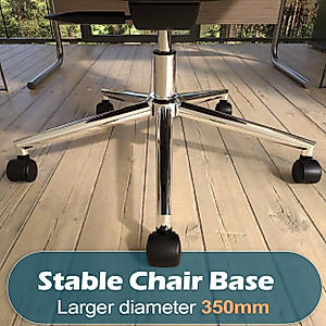 GABRYLLY Ergonomic Mesh Office Chair, Home Desk Chair with Adjustable Lumbar Support, 3D Armrest, Headrest, 4-Level Tilt Back, High Back Ergonomic Chairs with Wide Cushion Seat