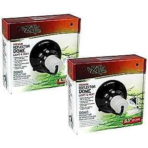 (2 Pack) Zilla Black Reflector Domes - 8.5 Inch
