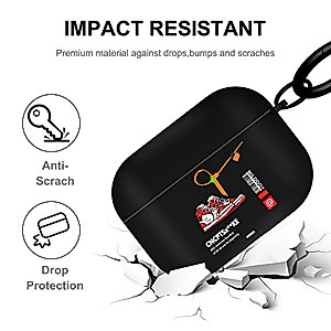 EJMM for Airpods Pro Case, Special Designed Hot Off Sport Patten Airpods Pro Case Cover Compatible Airpods Pro 2019 for Men Women,Black Red Shoes