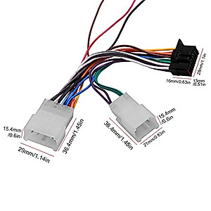 Radio Wiring Harness Pioneer Headunits Compatible with Toyota| Fits for All Non-JBL Toyota and Scion Models 1987-17(Does not Fits for JBL Cars) | Fits for 2016-19 Models (All BRZs)