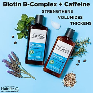 Petal Fresh Hair ResQ Original Formula Natural Thickening Biotin Shampoo & Weightless Conditioner For Noticeably Thinning Hair, Strengthens & Volumizes, Vegan & Cruelty-Free 2 Count (Bundle)