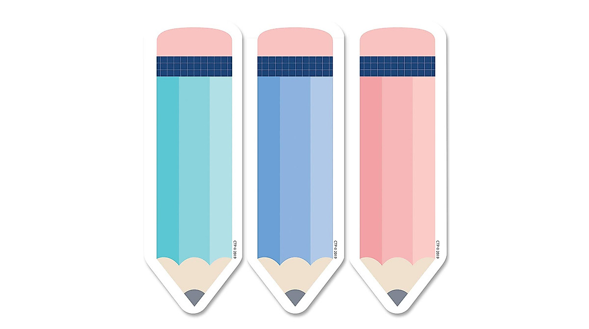 Creative Teaching Calm & Cool Pencils Cut Outs for Classroom Decor
