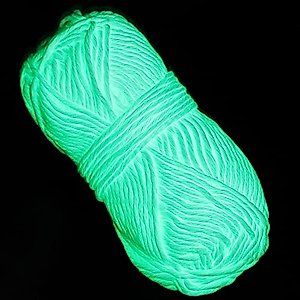 VICASKY 1 Roll Glowing Yarn Luminary Embroidery Thread Sweaters Yarn Cotton Knitting Thread Polyester Yarn Skeins Macrame Cord Hat Accessories Polyester Crochet Yarn Manual Sweater Yarn