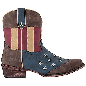 Roper Womens Flotus Boot, Brown, 8.5