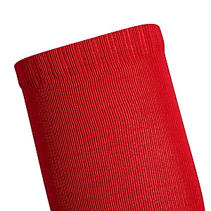 adidas Utility Baseball/Softball 7" Stirrup Socks (1 Pair), Team Power Red/White/2, Large