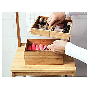 IKEA.. 502.818.56 Dragan Box, Set of 3, Bamboo