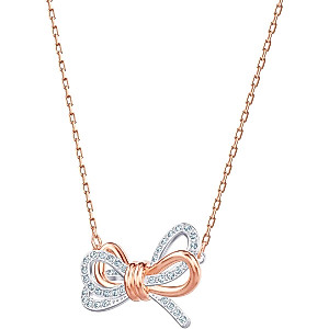 SWAROVSKI Lifelong Bow Pendant Necklace White One Size