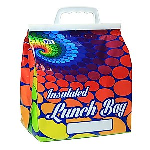 Jay Bags Lunch Reusable Insulated Food Bag, Dots