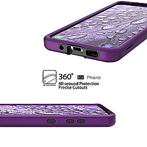 WeLoveCase Galaxy S20 Plus Case, S20+ Plus 5G Cover 3 in 1 Full Body Heavy Duty Protection Hybrid Shockproof TPU Bumper Protective Case for Samsung Galaxy S20 Plus 5G 6.7 inch Dark Purple