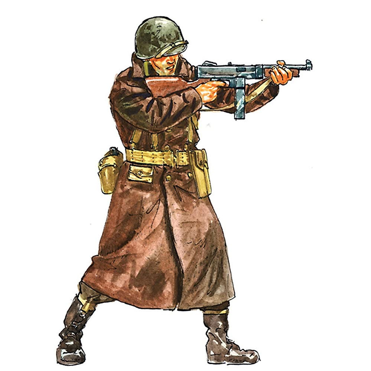 Italeri I6133 510006133 - 1:72 WWII United States Infantry Winter Uniform, Plastic Construction Kit