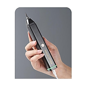 Portable Ultrasonic Cutter for Leather 3D Printing Plastic DIY 30W 40KHz, with 40pcs Replacement Knife and Fixtures