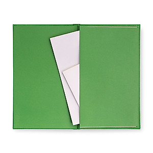 Kate Spade New York Take Note Large Notebook Journal, Green Cloth Hardcover Journal, Diary Includes 168 Lined Pages, Dragonfly Flight