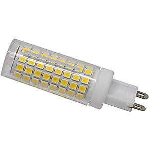 G9 LED Bulb 10W 110V Dimmable LED Corn Light Bulbs 100W Halogen Equivalent, 102 LED 2835, 4000K Natural White, Ceramic G9 Bi-Pin Base for Indoor Home Lighting Chandelier Ceiling Fan, 5 Pack