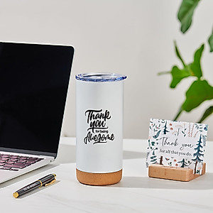 APRBOX Thank You Gifts for Women with Thank You Card Christmas Gifts Employee Appreciation Gifts for Men Office Gift Baskets for Coworker Social Worker Teacher Secretary Anniversary Gift Farewell Gift