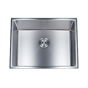 Dowell Undermount Single Bowl Stainless Steel Kitchen Sinks Handcrafted Small-Angle Corner Series 6005 2318