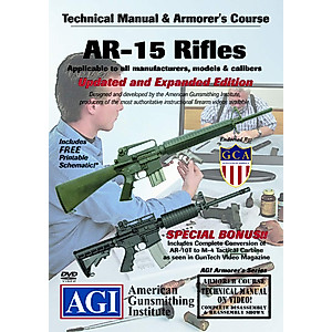 American Gunsmithing Institute Armorer’s Course Video on DVD for AR-15 Rifles - Technical Instructions for Disassembly, Cleaning, Reassembly and More