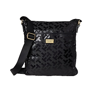 Tommy Hilfiger Garden Classics II Medium Crossbody Bias Matte Shine Nylon Black One Size
