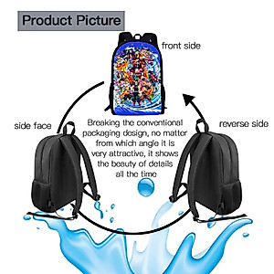 Guainuhai Anime Backpacks 3D Print Cartoon Backpack Fashion Anime Backpack Travel Bags 17inch C