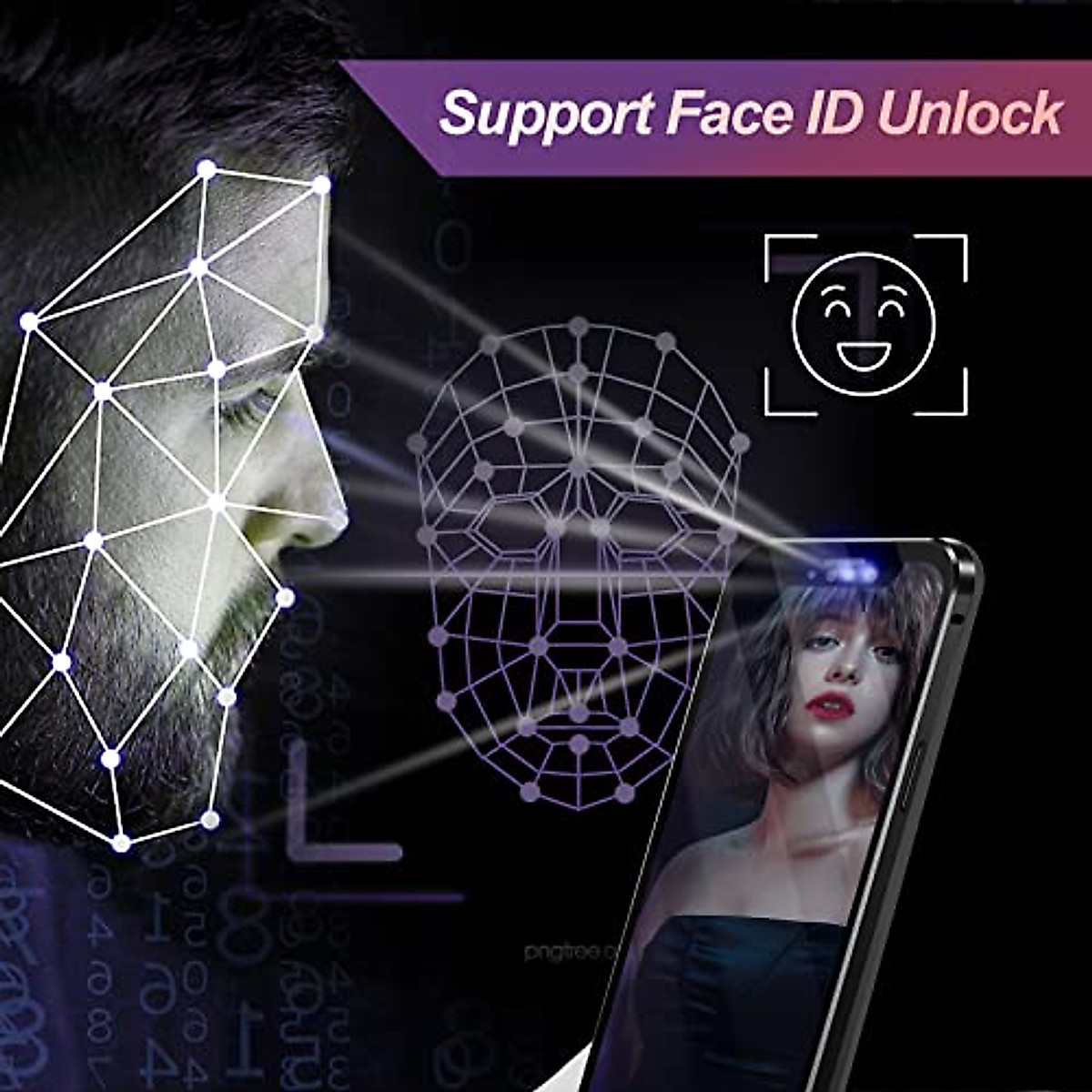 Privacy Magnetic Case Compatible for iPhone 14 Pro max, [Safety Lock][Full Body Protection]Double-Sided Anti-Peeping Anti-spy Sensitive Screen Protector Clear Back Metal Confidential Case, Black