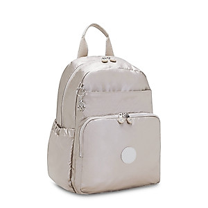 Kipling Maisie Metallic Diaper Backpack Metallic Glow