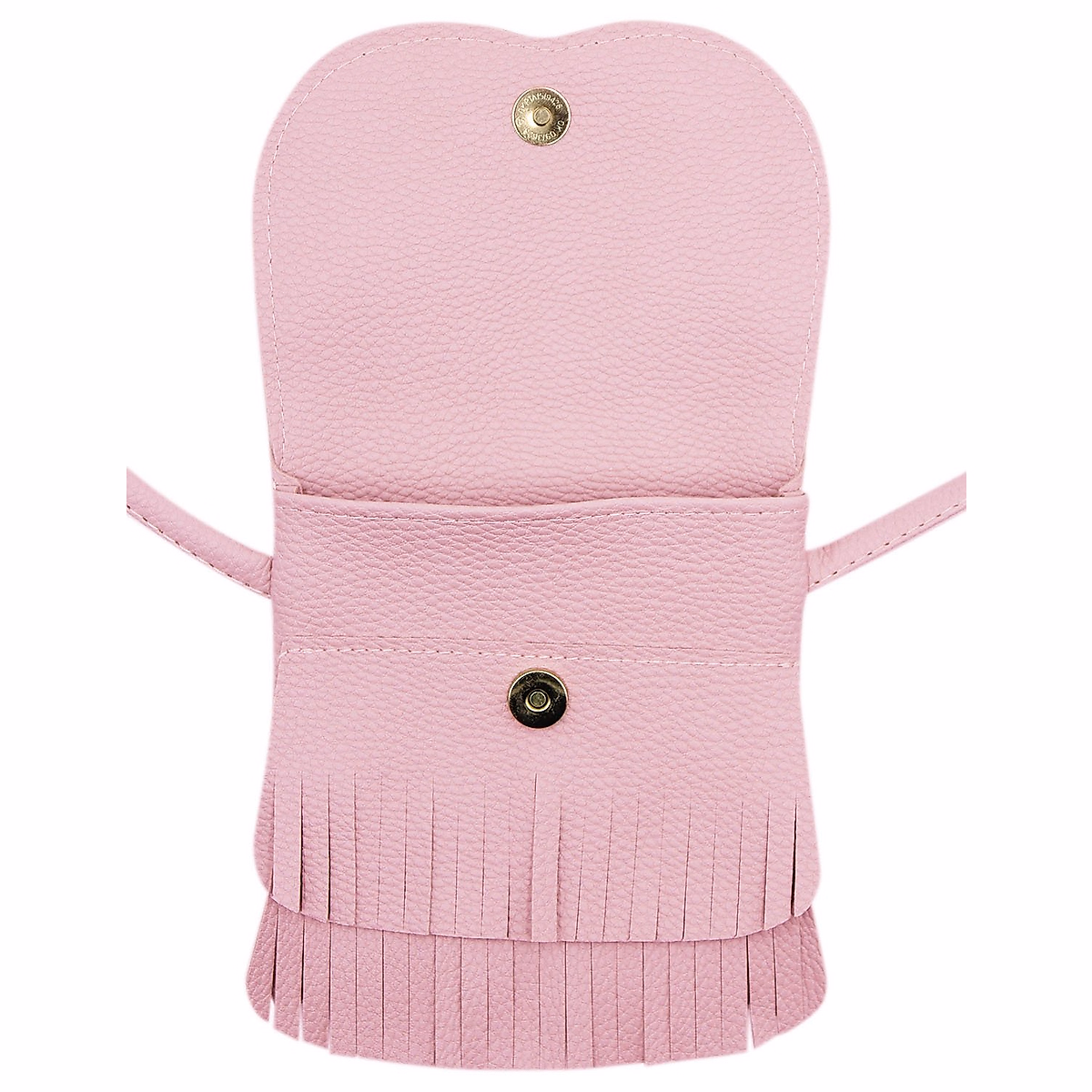 ZGMYC Cat Tassel Shoulder Bag Small Coin Purse Crossbody Satchel for Kids Girls, Pink (5.1'' x 5.9'')