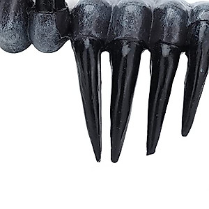 3D Bookmark,Scary Bookmark,Creepy Claw Hand Bookmark Scary, Thriller Devil's Hand Bookmark, Black Resin Demon Hand Bookmark, Horror Book Mark, Creative 3D Bookmarks for Adults, Bookshelf Gift